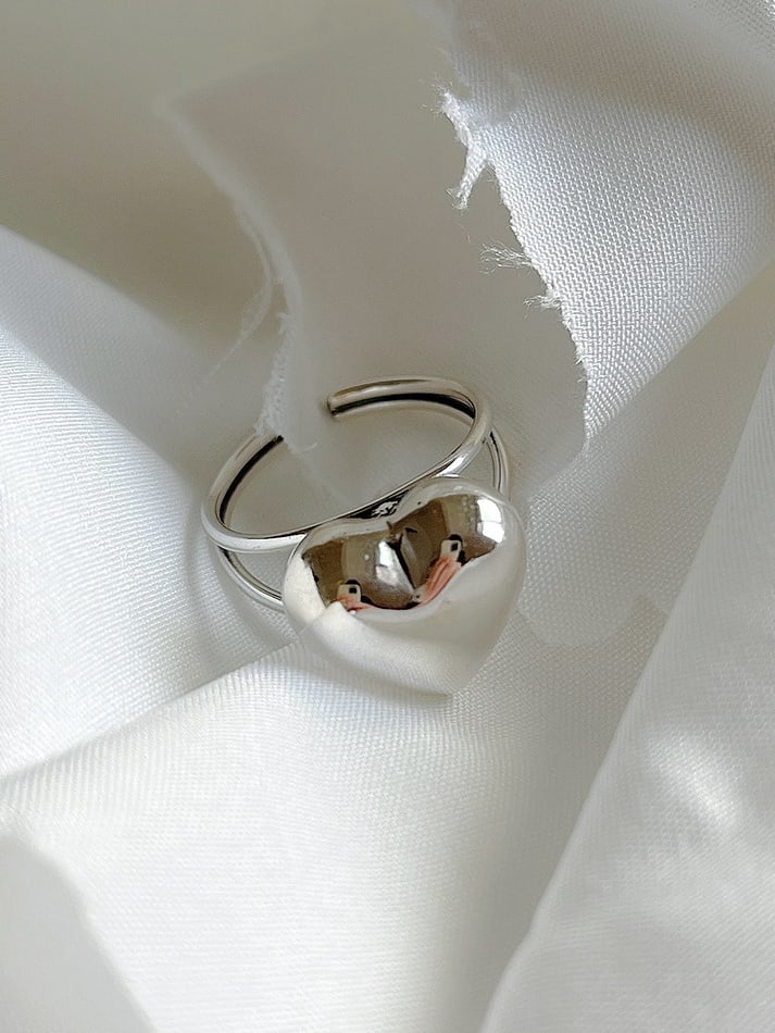 Inel din argint Inima – Moreas Jewelry